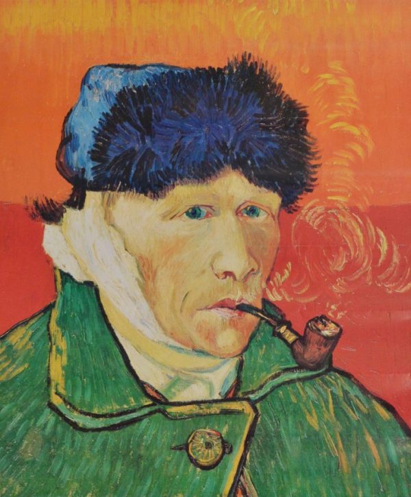 Van Gogh. Self-Portrait with Bandaged Ear and Pipe (1889) - 3 minutos ...