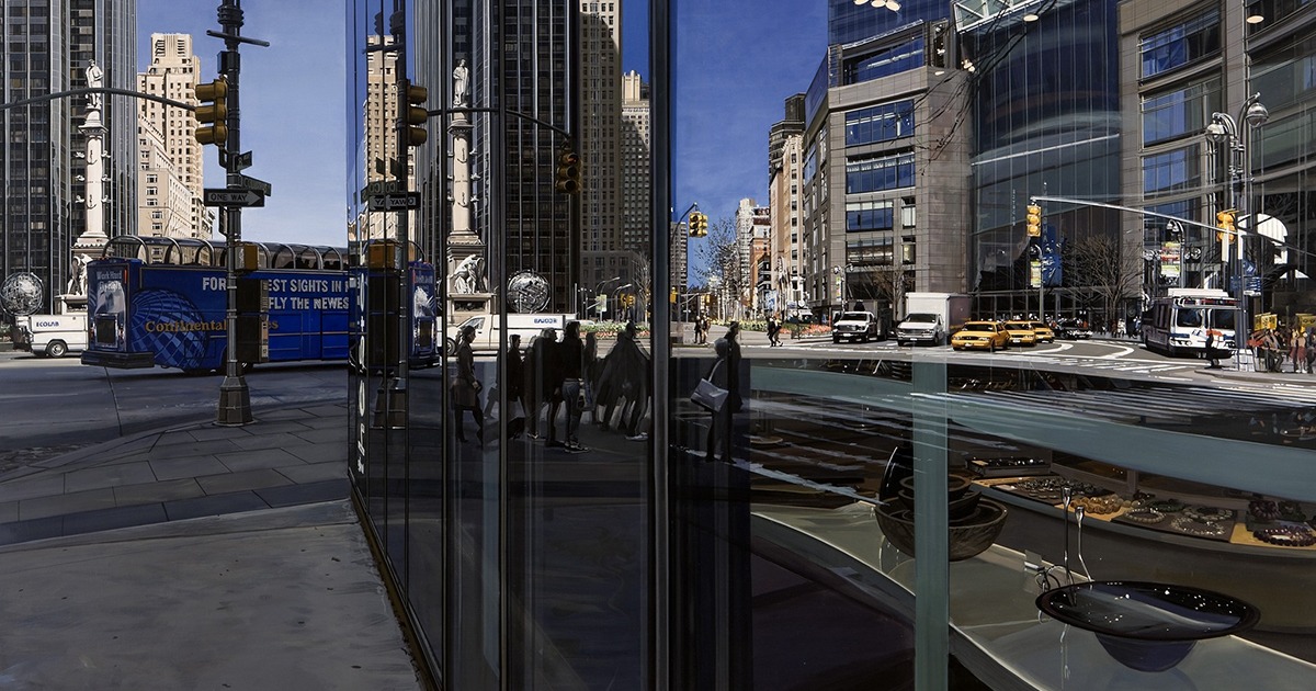 Richard Estes y la realidad como un reflejo. - 3 minutos de arte